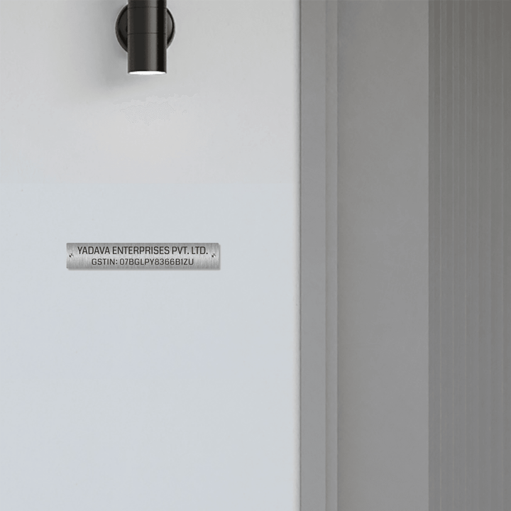 Steel Name Plate For Office - Steel Name Board For Office – NameplateWale