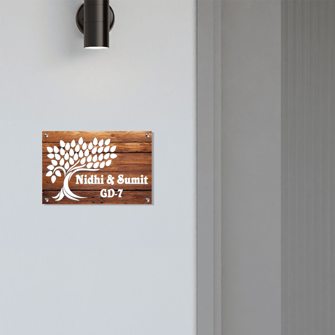 Name Plate for Home | Custom House Name Plates Online – NameplateWale